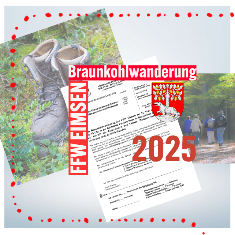 FFW-Braunkohlwanderung 2025 – Eimsen